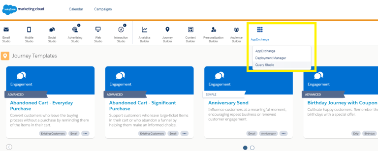 Query Studio for Salesforce Marketing Cloud – sfmarketing.cloud