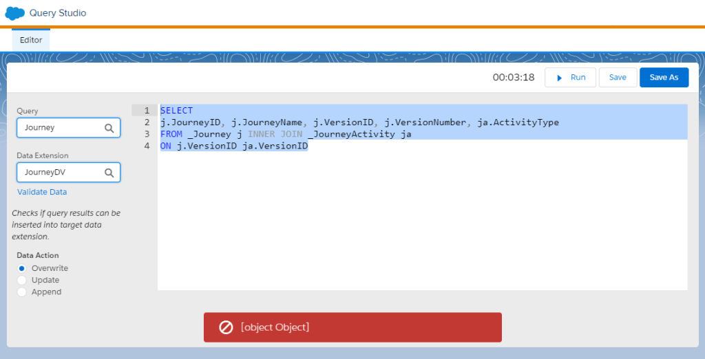 Query Studio for Salesforce Marketing Cloud – sfmarketing.cloud